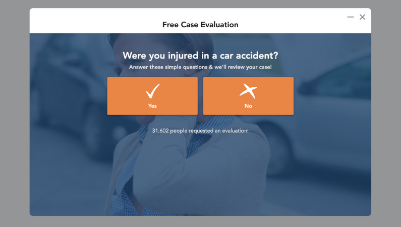 Personal Injury Form - Customizable Template | Leadforms