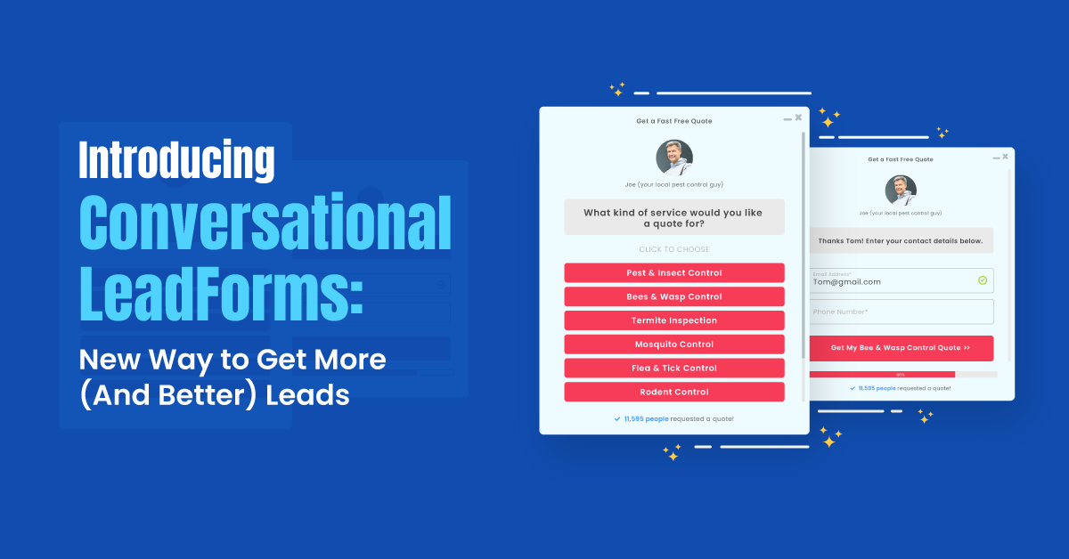 Introducing Conversational LeadForms: New Way to Get More Leads