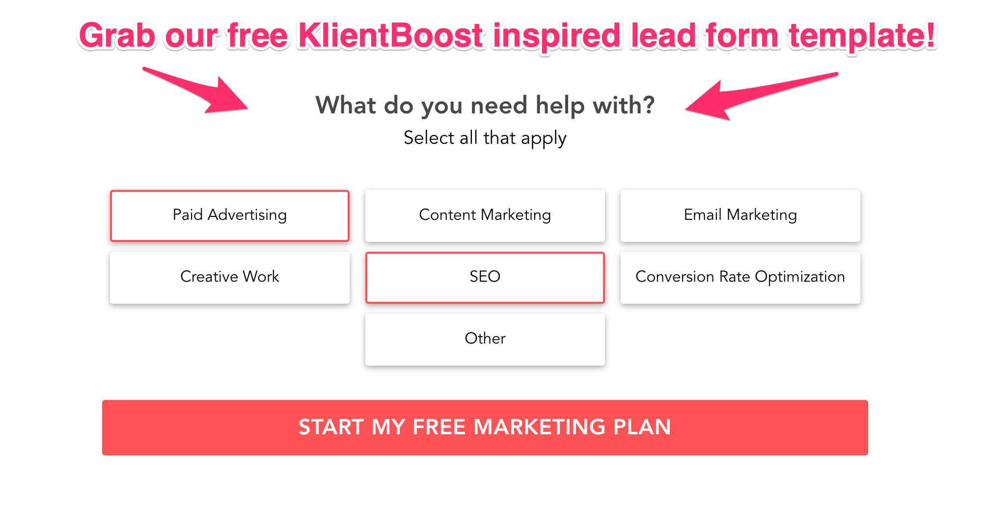 14 High Converting Lead Generation Form Examples [By Industry]