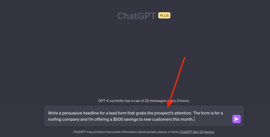 How to Write High Converting Form Copy Using ChatGPT