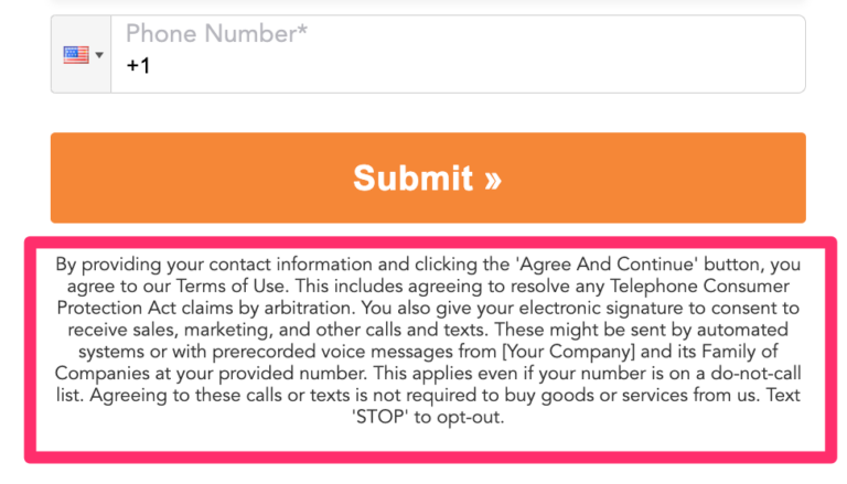 TCPA Compliance Checklist for Your Lead Forms (With Examples)