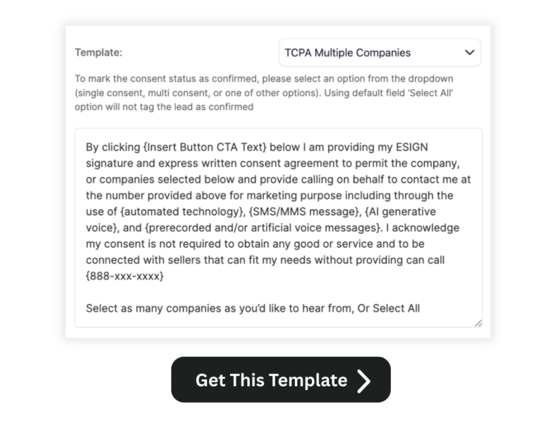 Consent Templates for Forms: TCPA, CCPA, GDPR, A2P, & More